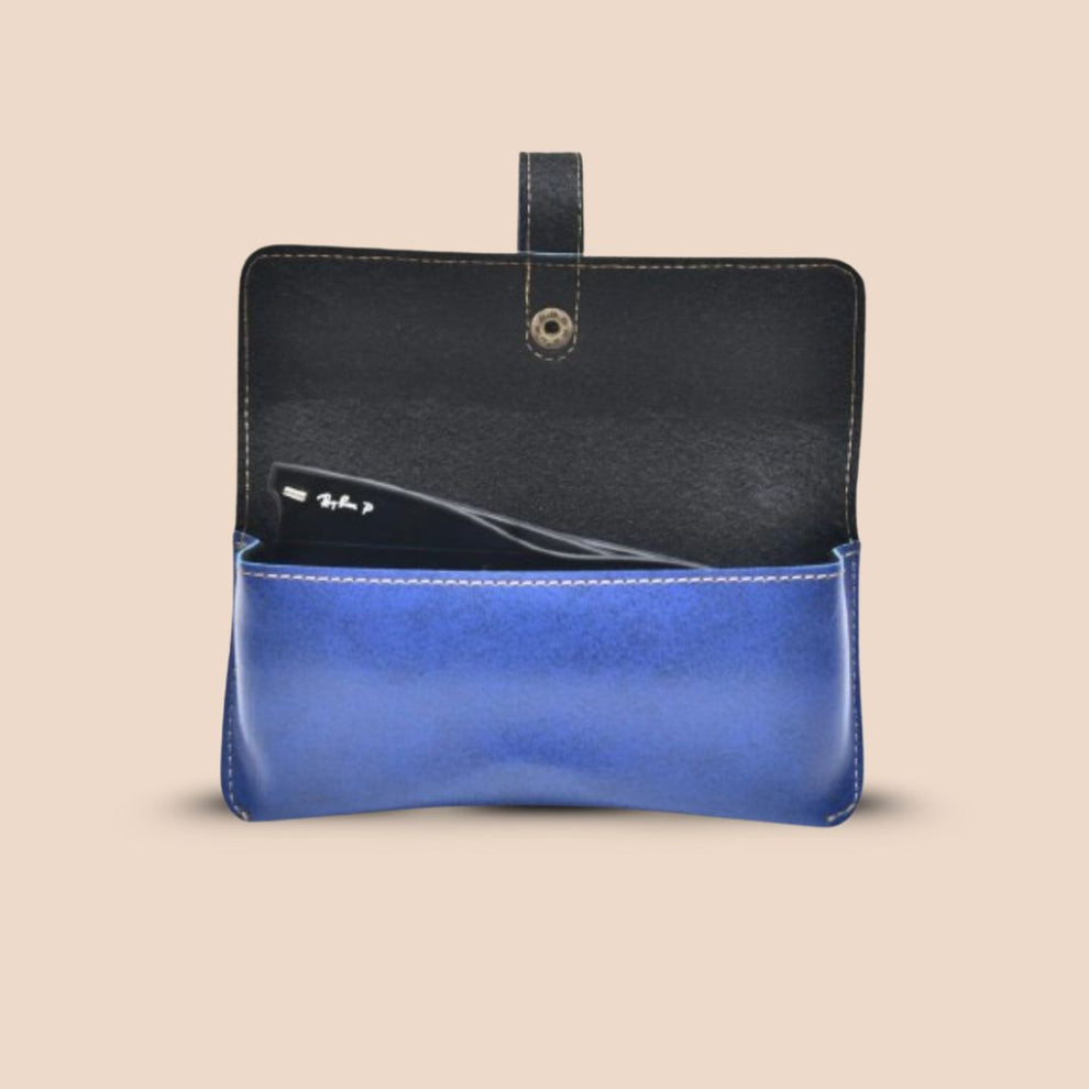 Personalized Blue Eyewear Case – Stylish Custom Goggle Case for Men ...